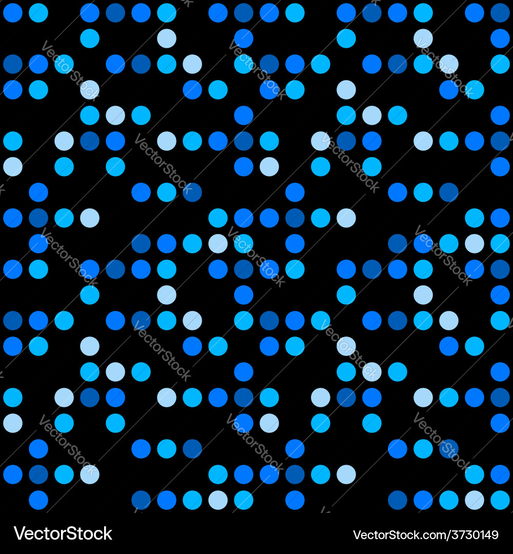 Blue Dot Abstract Seamless Pattern Royalty Free Vector Image