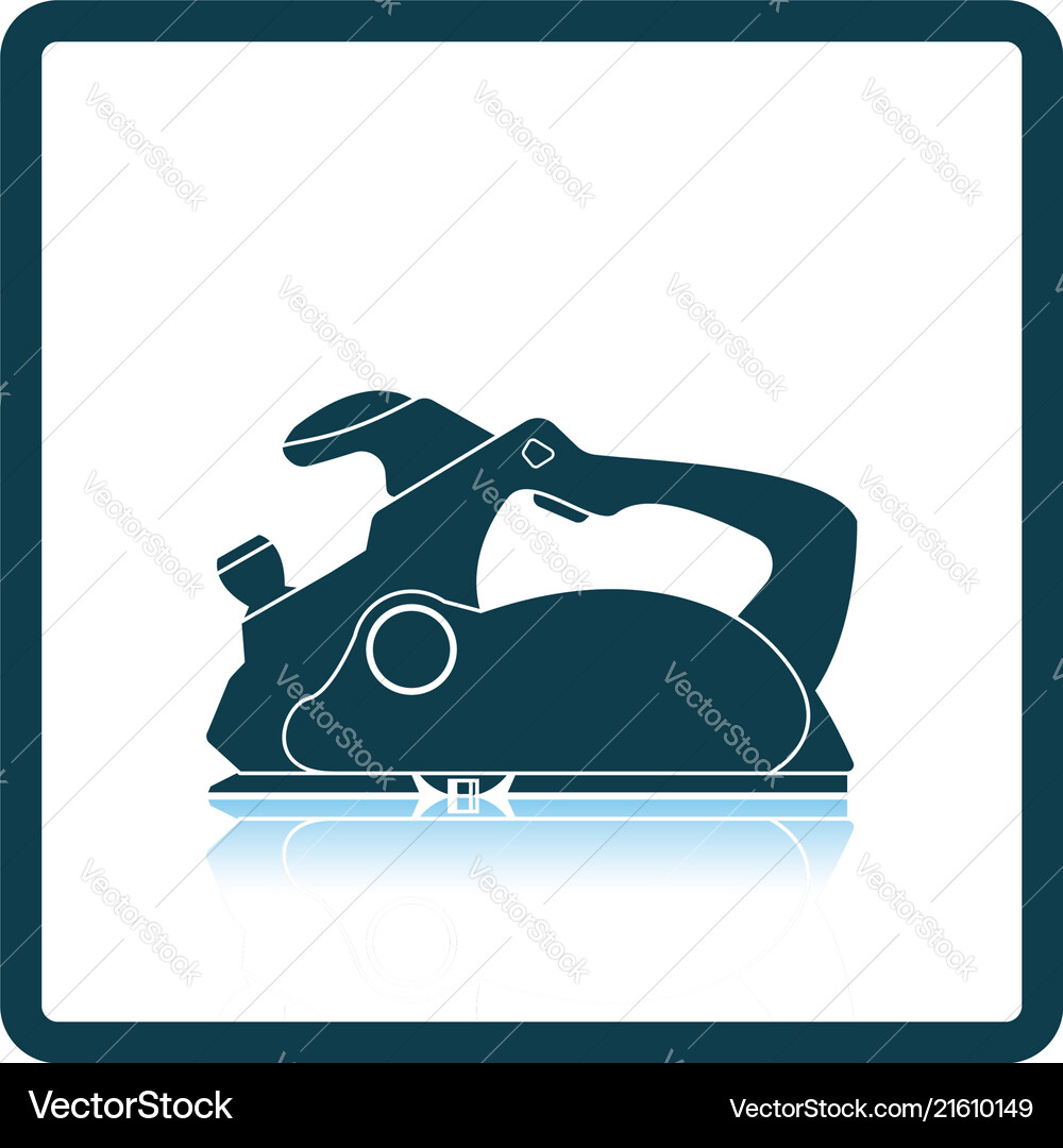 Electric planer icon Royalty Free Vector Image