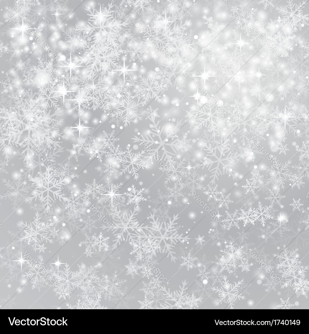Silver snowflake Vector Images & Graphics for Commercial Use | VectorStock