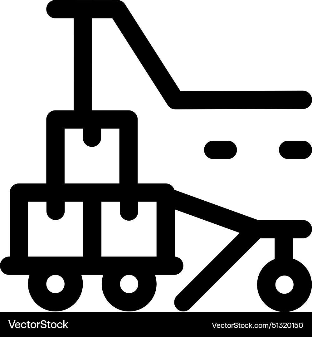 Air icon thin linear style design isolated Vector Image