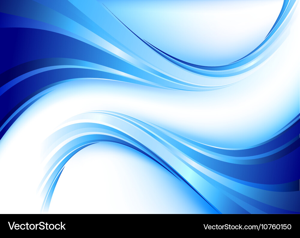 Blue flow Royalty Free Vector Image - VectorStock