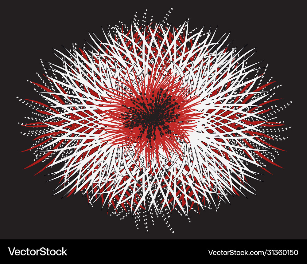 Flor lineal Royalty Free Vector Image - VectorStock