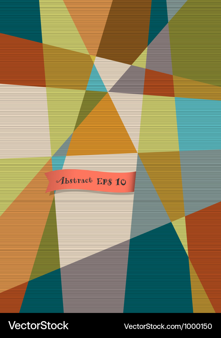 Geometric Retro Background Royalty Free Vector Image