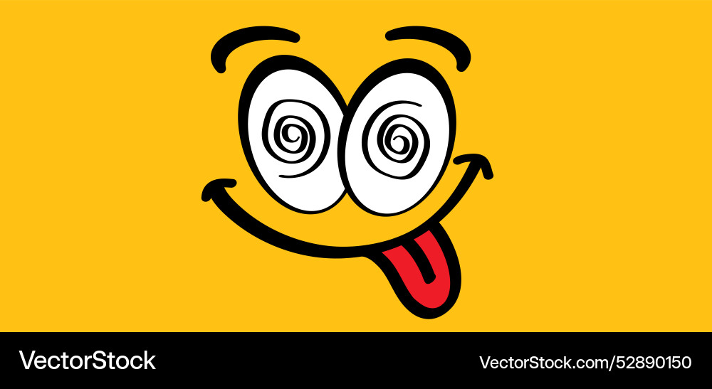 You make me crazy cartoon mascot Royalty Free Vector Image
