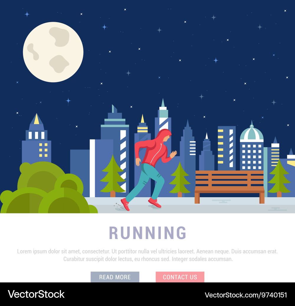 Running man template Royalty Free Vector Image