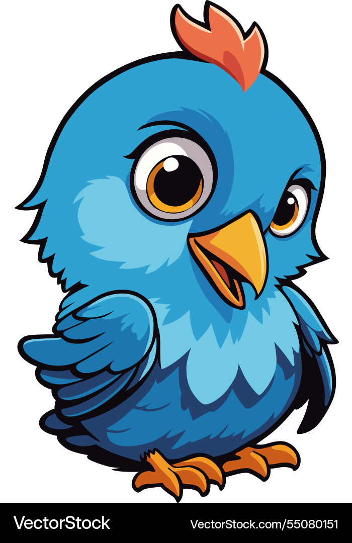 Twitter bird Royalty Free Vector Image - VectorStock
