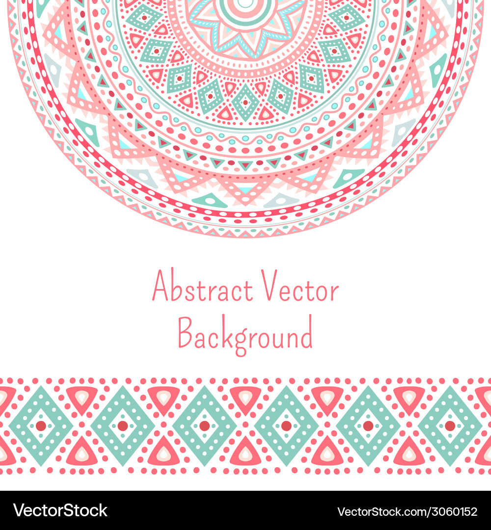 Ethnic Tribal Seamless Pattern Royalty Free Vector Image