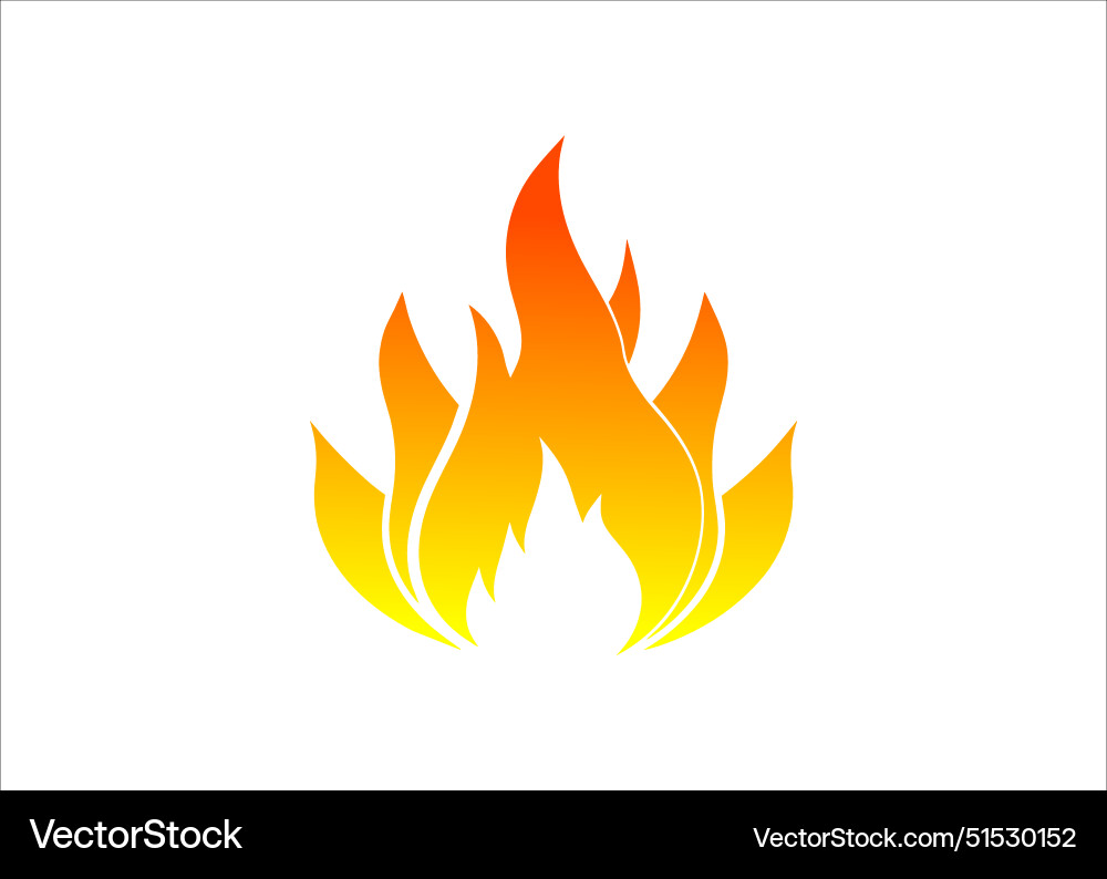 Fire logo Royalty Free Vector Image - VectorStock
