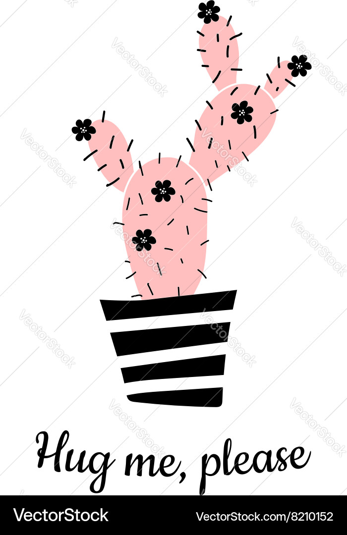 Hug me Royalty Free Vector Image - VectorStock