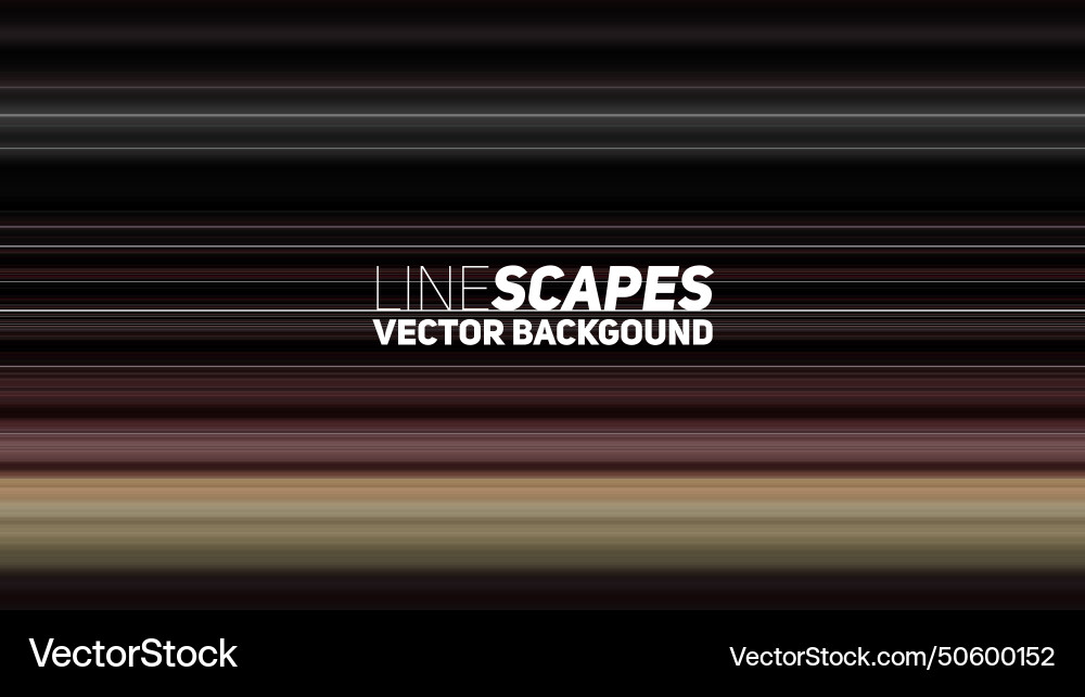 Linescapes gradient background minimal Royalty Free Vector