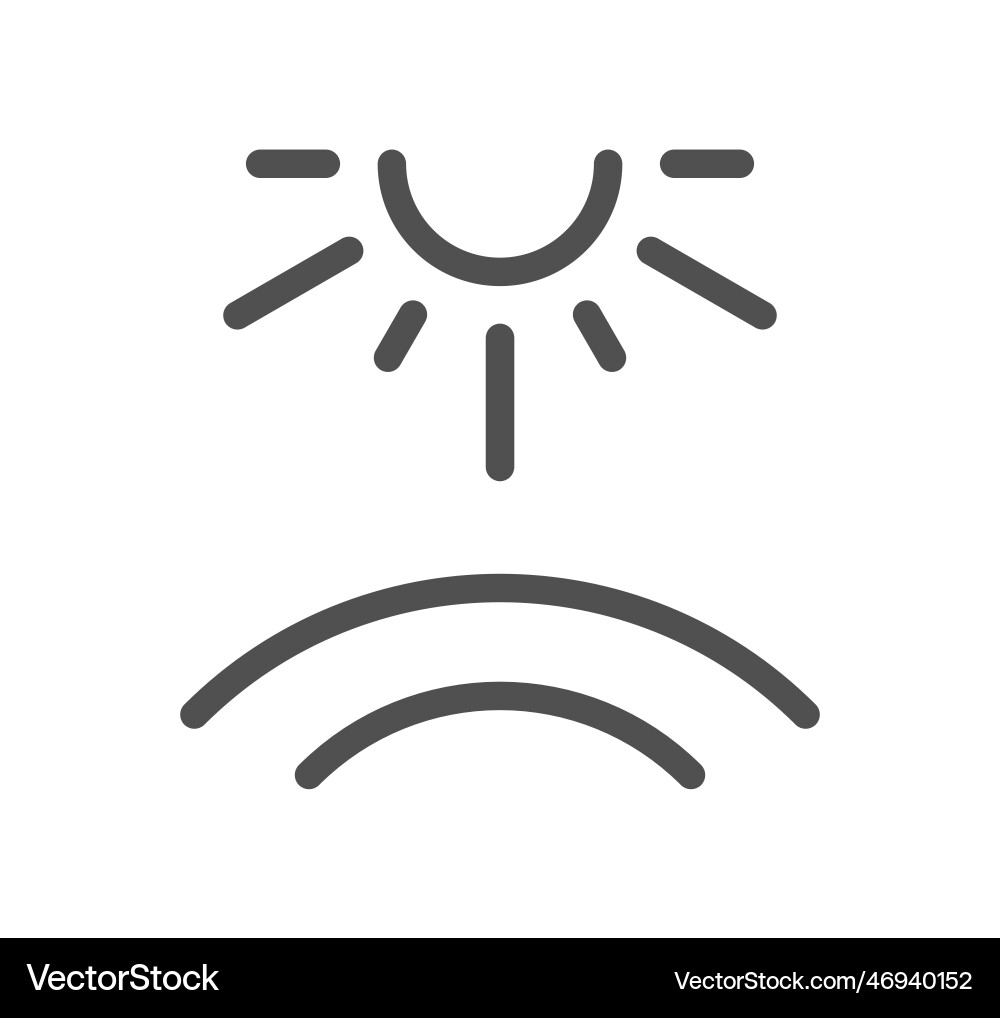 Sun protection related icon Royalty Free Vector Image