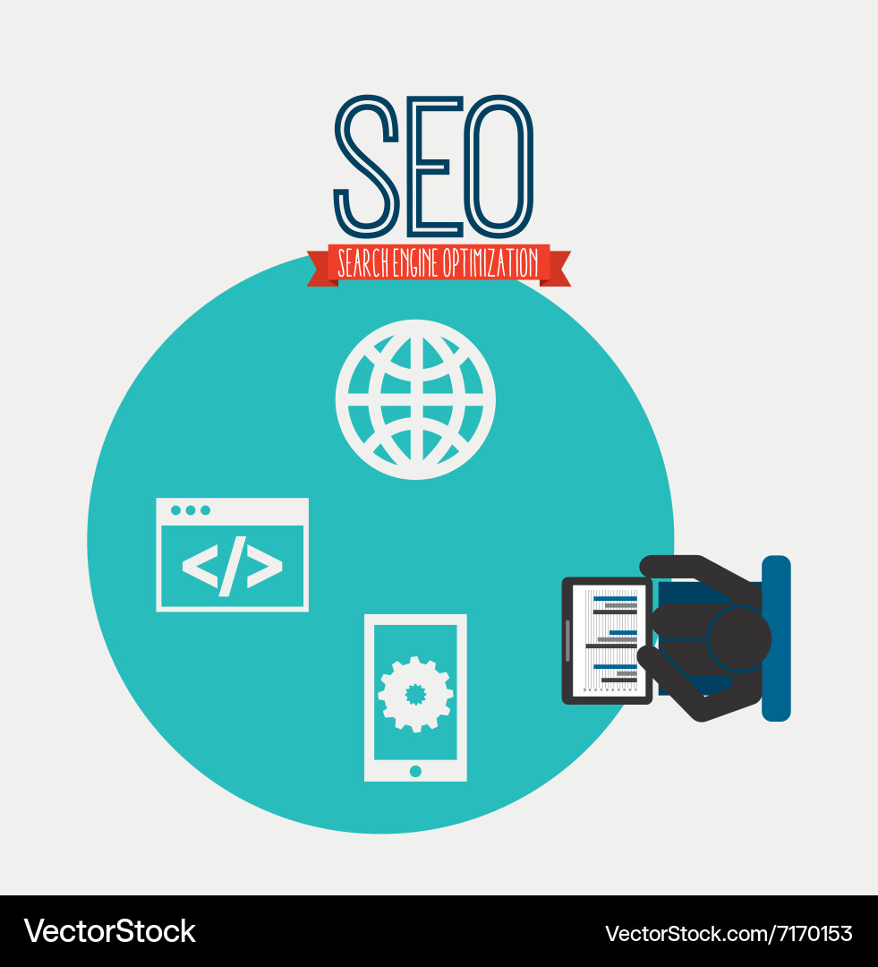Search engine optimization Royalty Free Vector Image