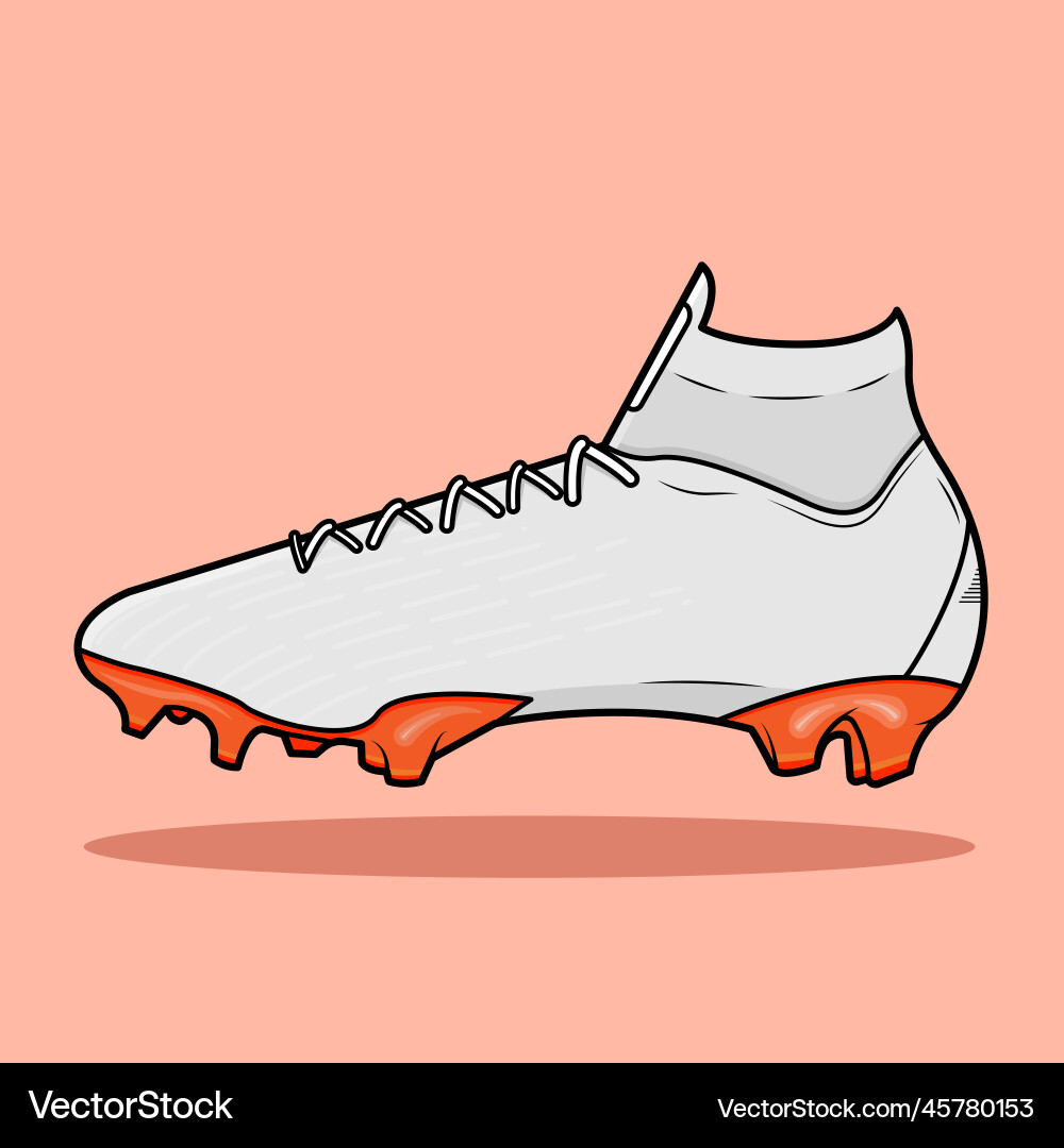 Soccer shoes Royalty Free Vector Image - VectorStock