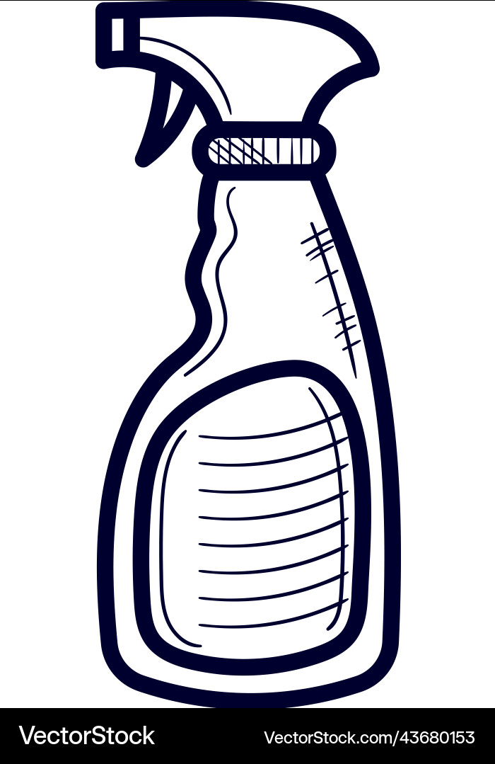 Spray laundry bottle Royalty Free Vector Image