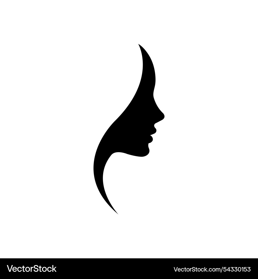 Woman logo Royalty Free Vector Image - VectorStock