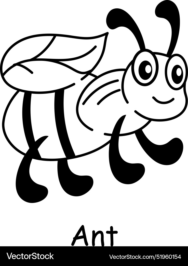 Ant Royalty Free Vector Image - VectorStock