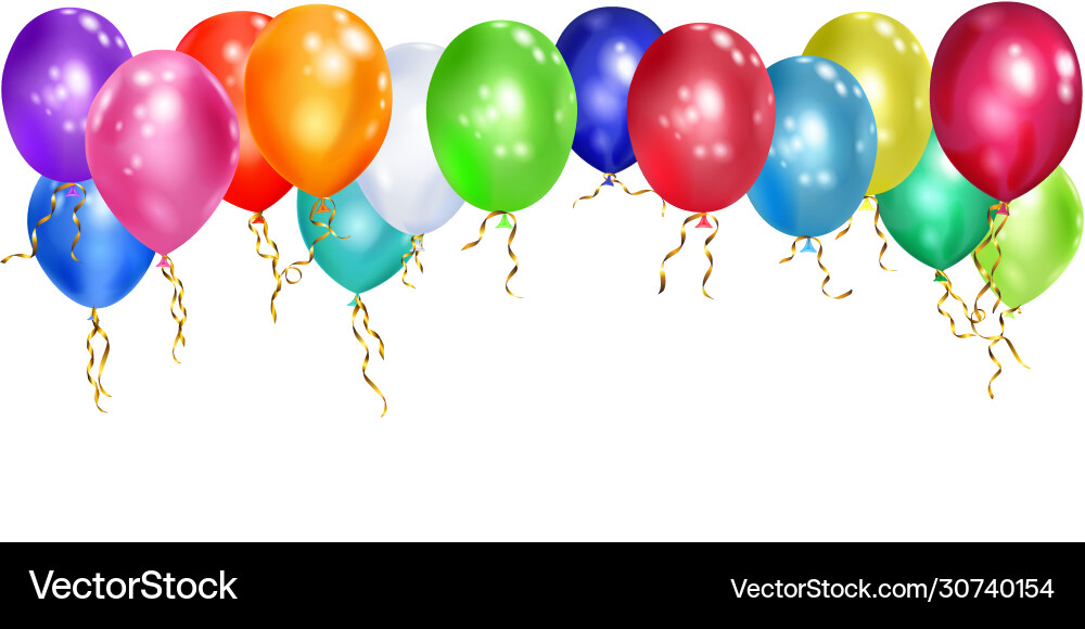 Background balloons Royalty Free Vector Image - VectorStock