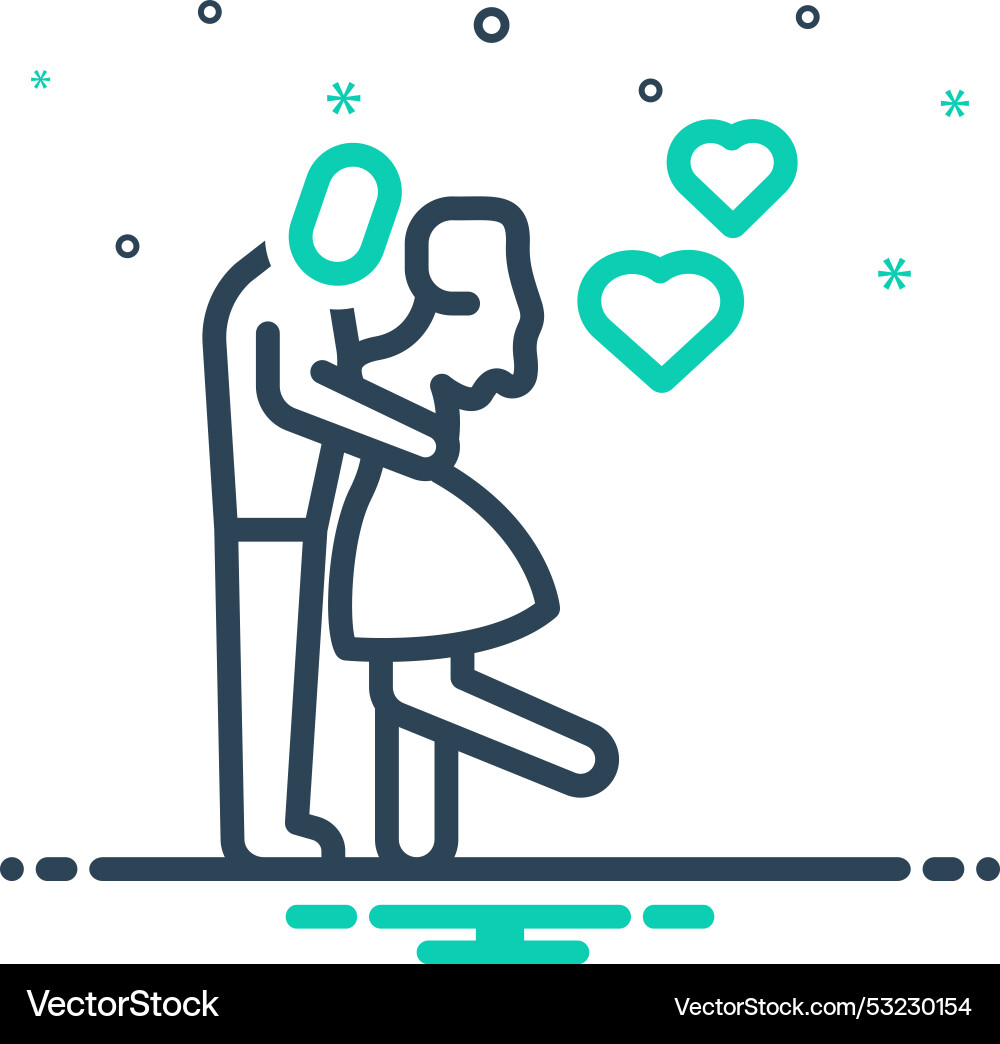 Couple goal Royalty Free Vector Image - VectorStock