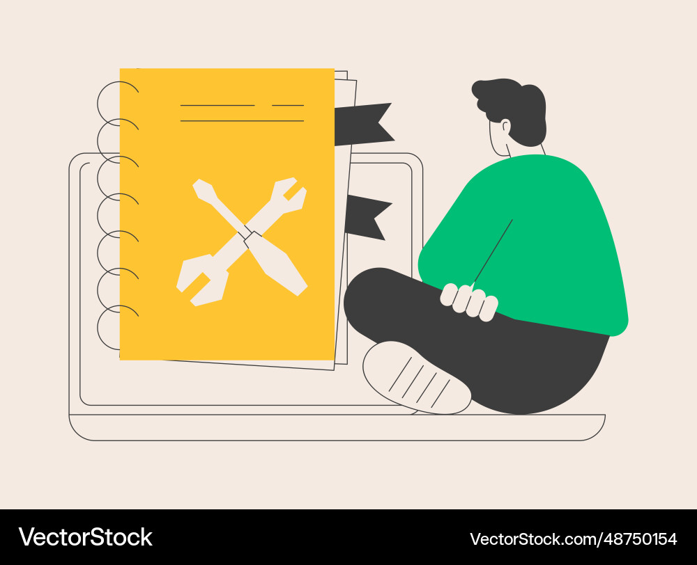 Guides abstract concept Royalty Free Vector Image