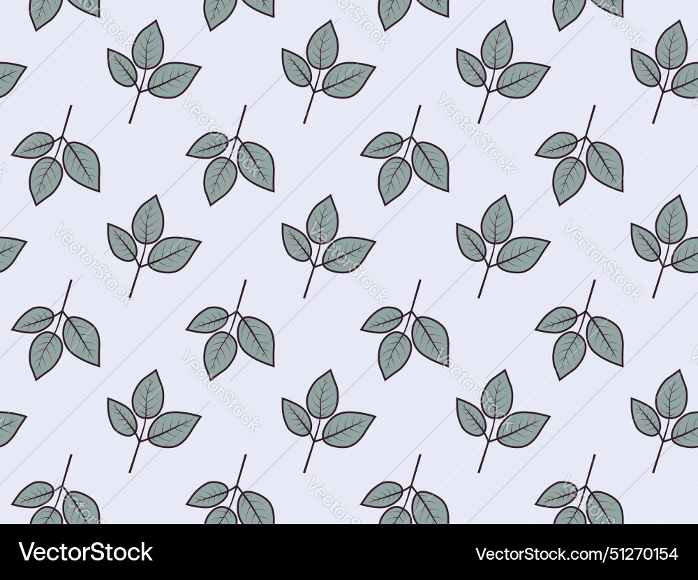 Hand drawn floral pattern design simple ornament Vector Image