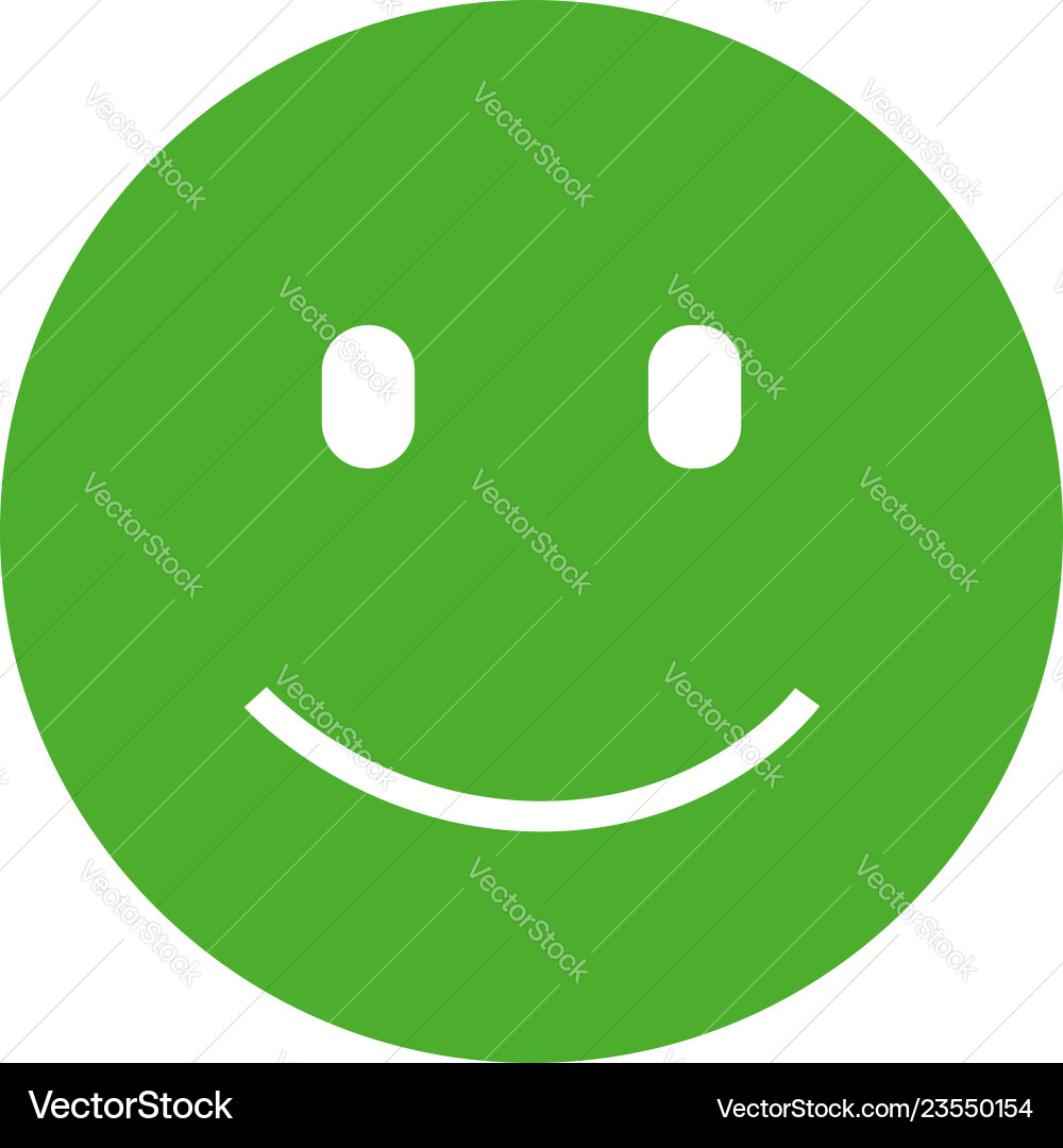 Happy face symbol icon for web site Royalty Free Vector