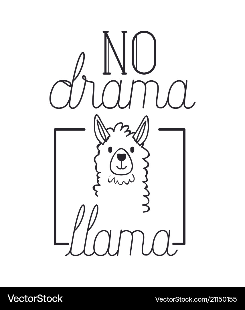 No problem message with hand made font Royalty Free Vector