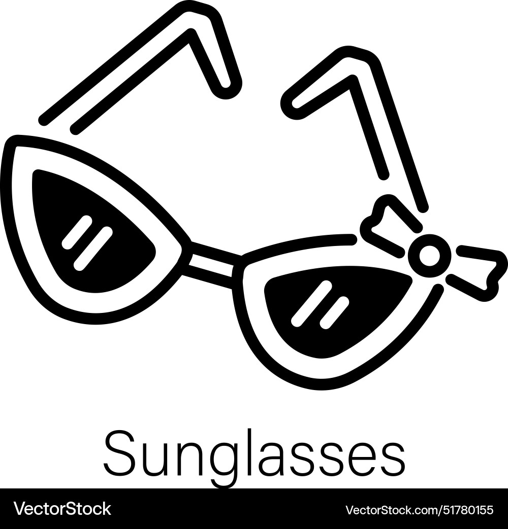Sunglasses Royalty Free Vector Image - VectorStock