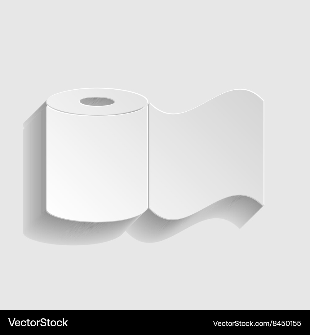 Toilet paper icon Royalty Free Vector Image - VectorStock