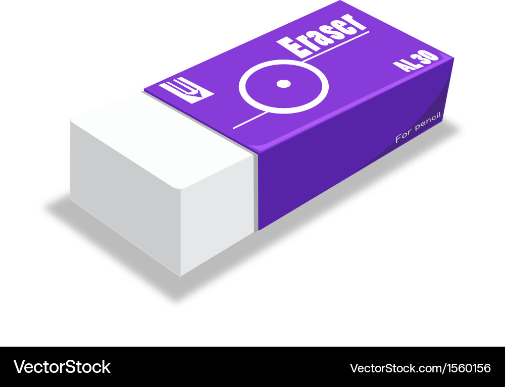 Eraser Royalty Free Vector Image - VectorStock