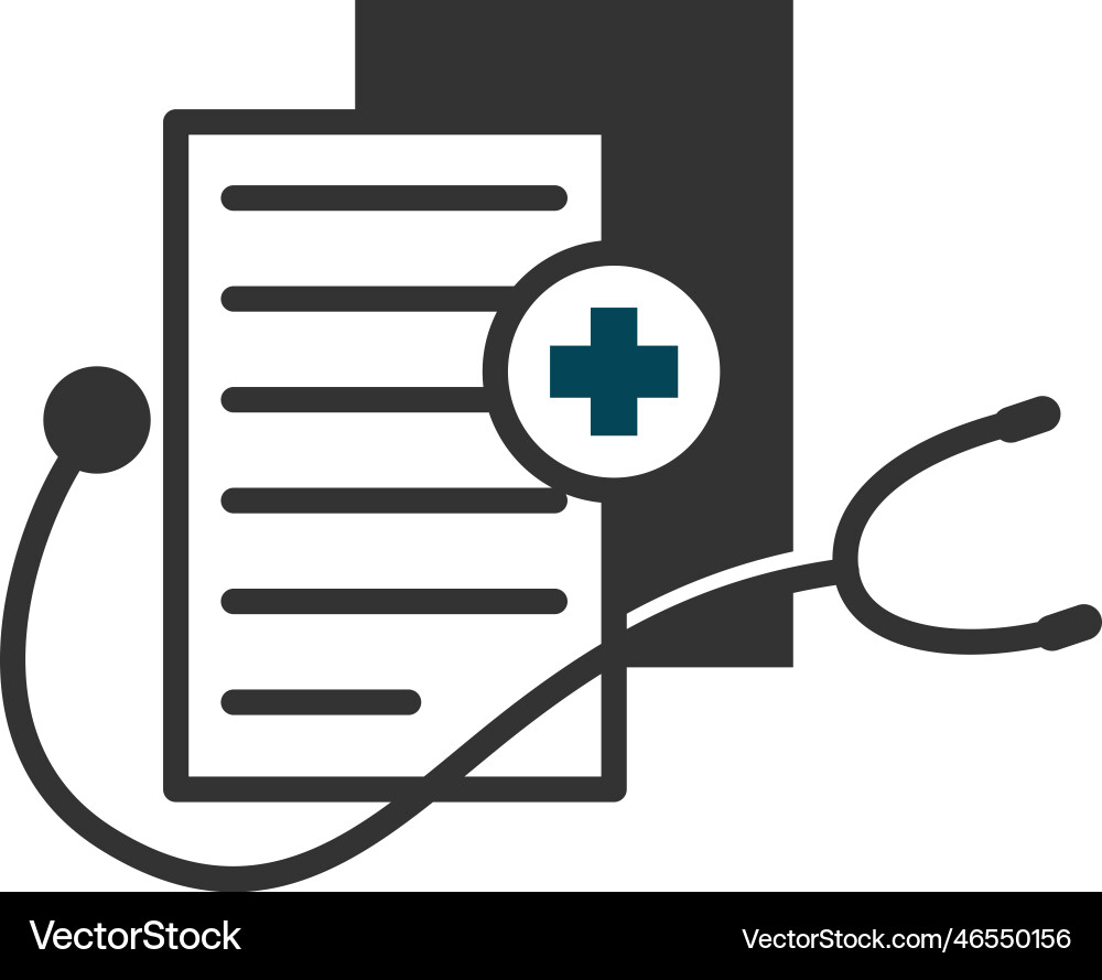 Medical billing logo template icon brand identity Vector Image