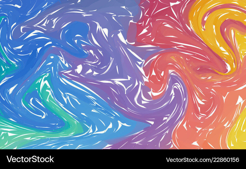 Two colorful abstract background liquid ink fluid Vector Image