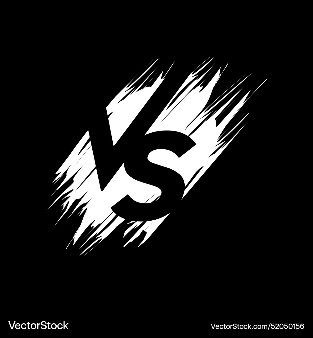Versus logo letters or vs Royalty Free Vector Image