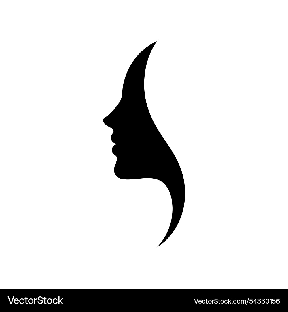 Woman logo Royalty Free Vector Image - VectorStock