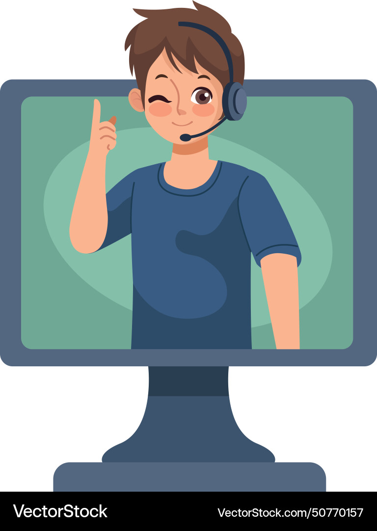Customer support center Royalty Free Vector Image