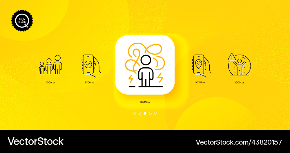 Social distance business hierarchy and difficult Vector Image