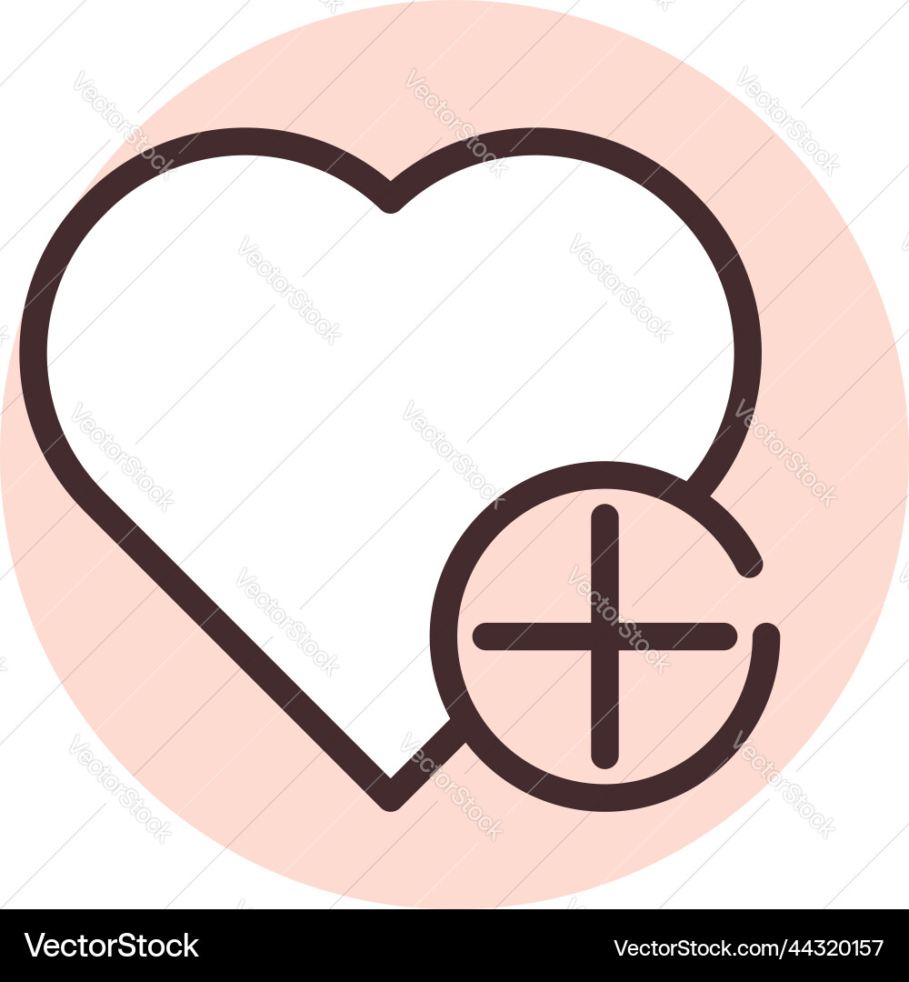 Ui favorite on white background Royalty Free Vector Image