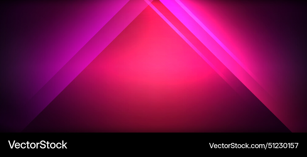 Vibrant pink and purple light beam illuminating Vector Image