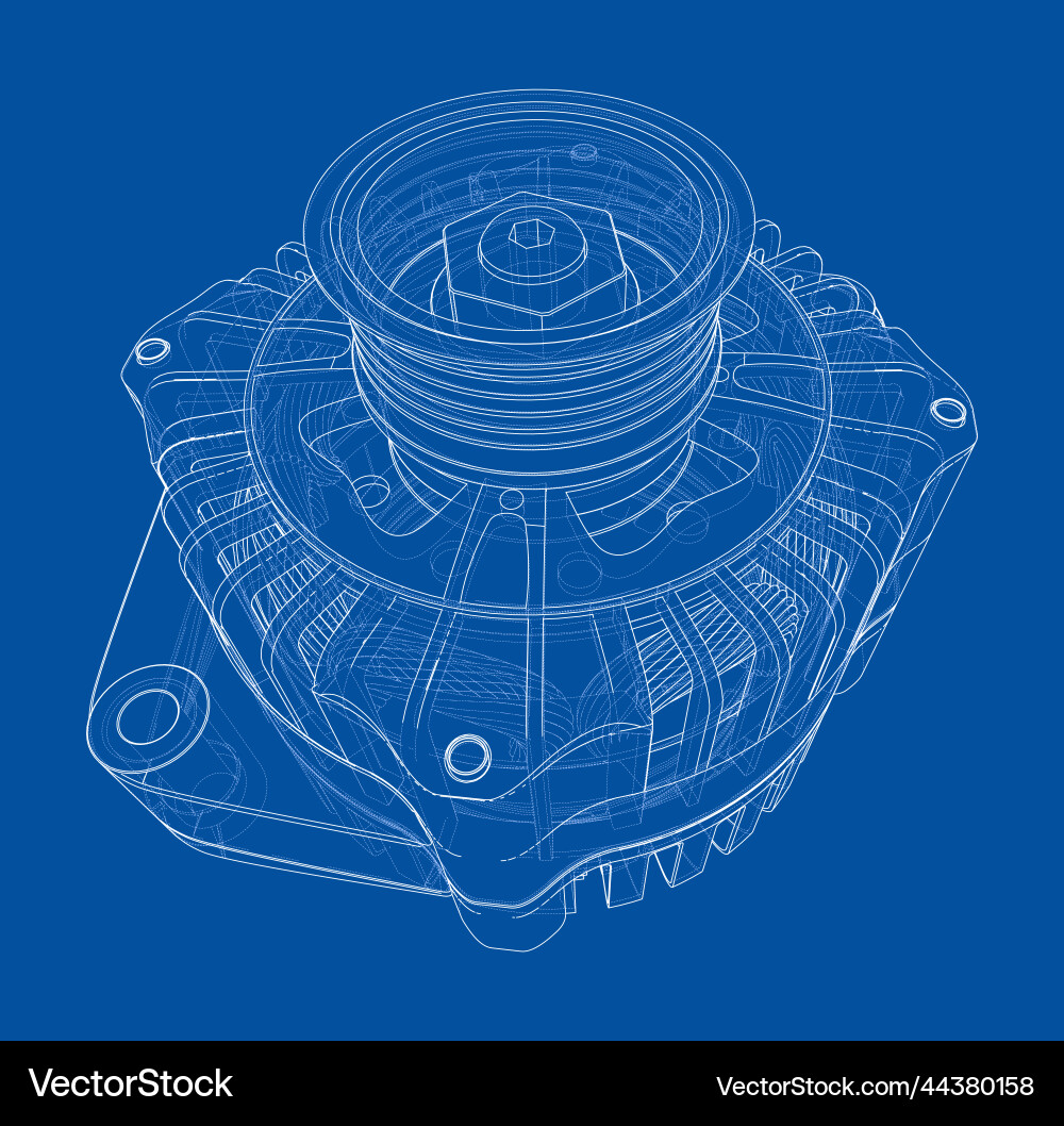 Car generator Royalty Free Vector Image - VectorStock