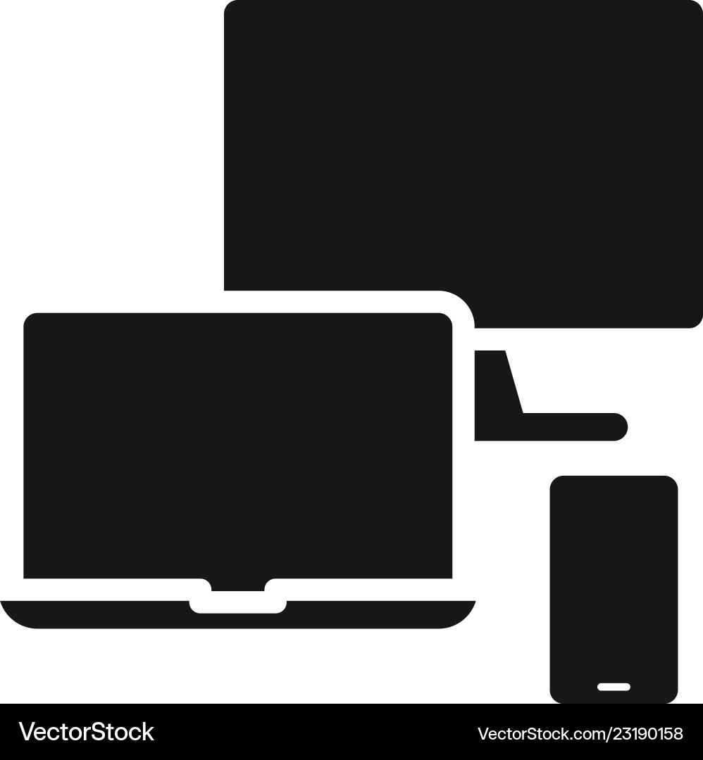 Responsive icon Royalty Free Vector Image - VectorStock