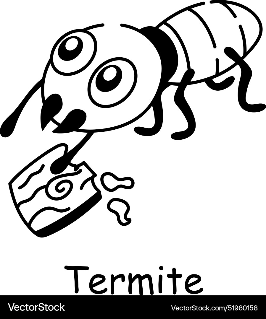 Termite Royalty Free Vector Image - VectorStock