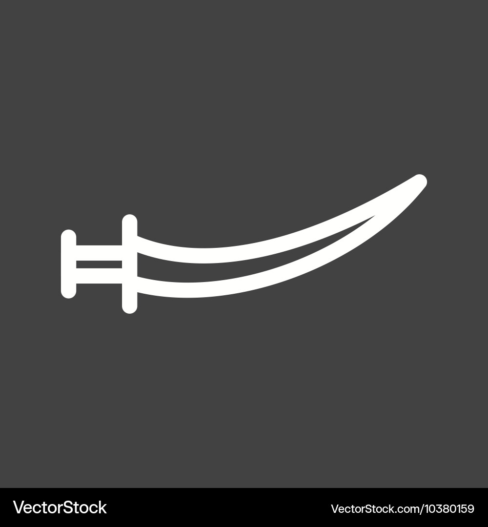 Arabian Sword Vector