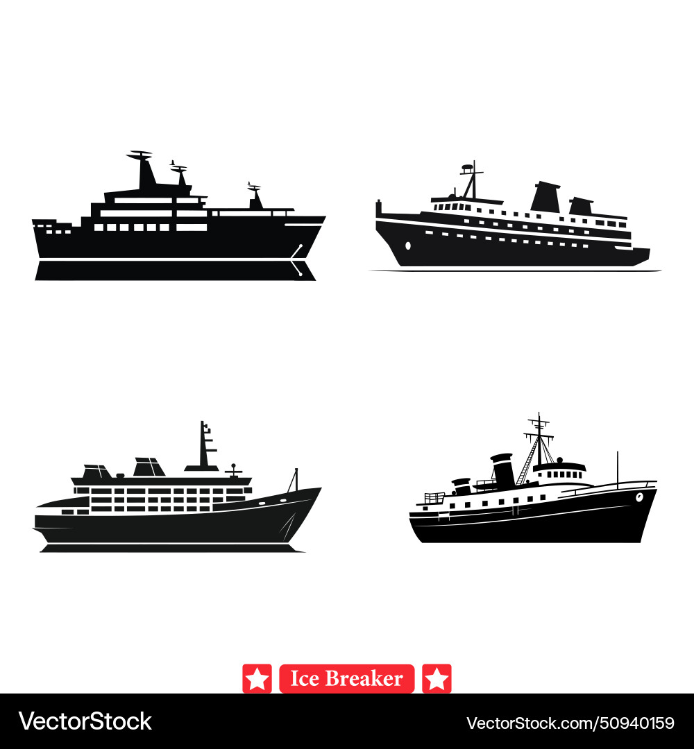 Arctic discovery escapades unveil secrets Vector Image