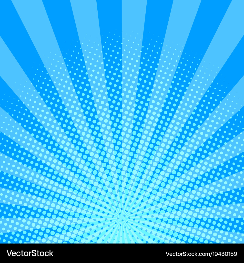 Blue halftone background Royalty Free Vector Image