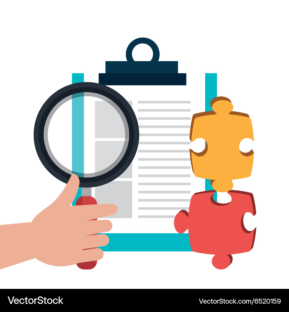 Business solutions and teamwork Royalty Free Vector Image