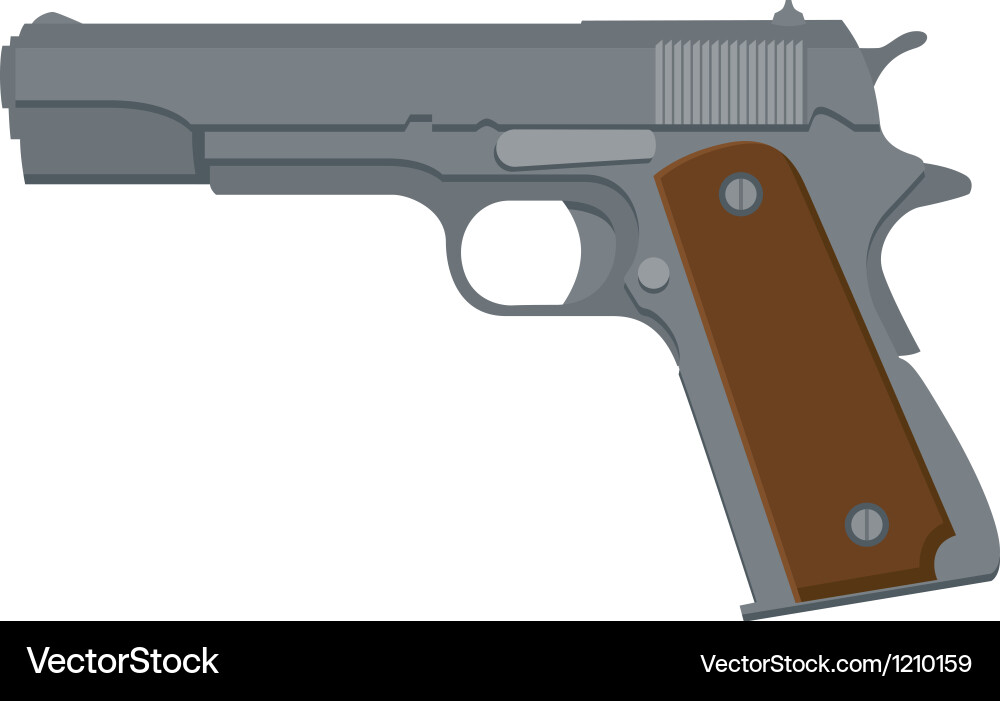 1911 Pistol Vector Images (18)