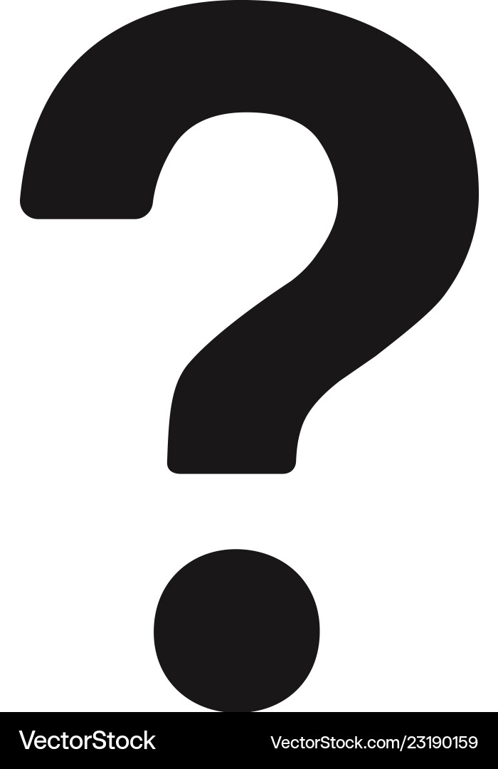 Frage Mark Icon Lizenzfreies Vektorbild - VectorStock