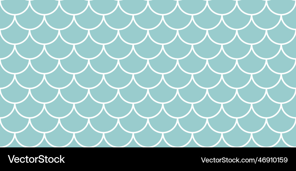 Scales & Mermaid Pattern Royalty Free Vector Image