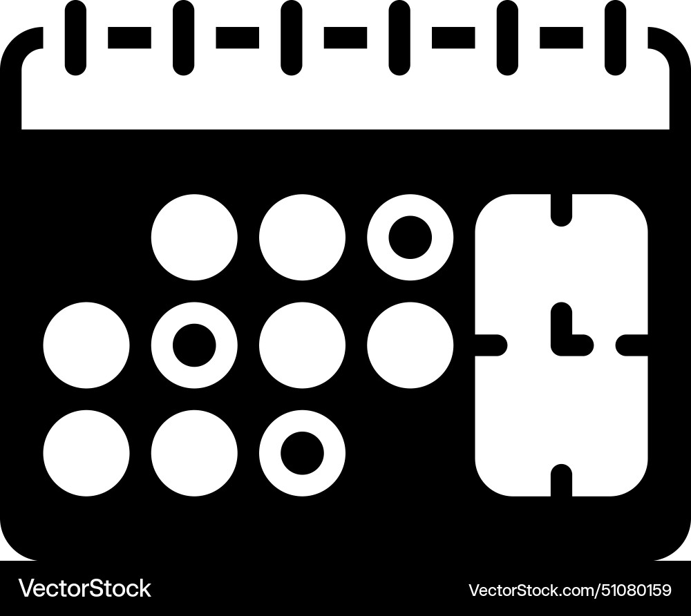 Schedule Royalty Free Vector Image - VectorStock