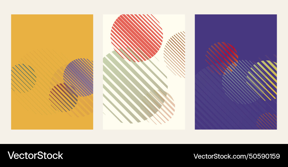 Set of abstract backgrounds Royalty Free Vector Image