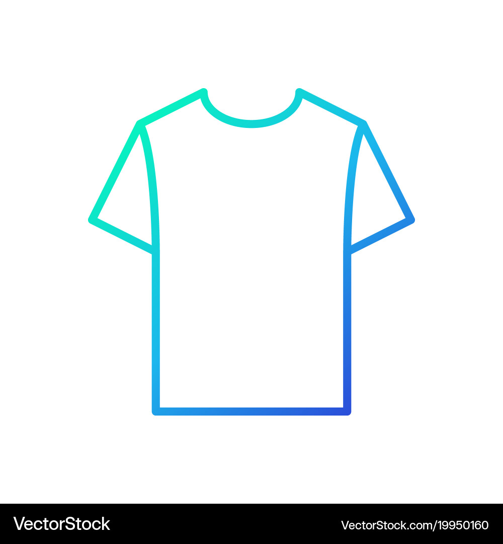 Blue T-Shirt Icon Royalty Free Vector Image - VectorStock